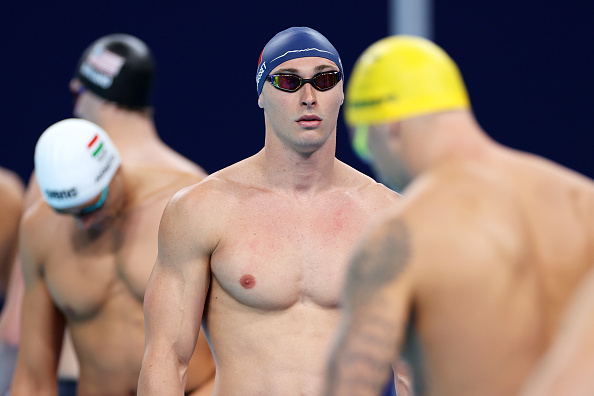 Natation masculin, Jeux olympiques d'été 2024, Maxime Grousset en finale du 100m dos nage libre