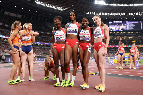 Athlétisme, championnat du monde, Une sixième place pour le relais 4x100m tricolore féminin